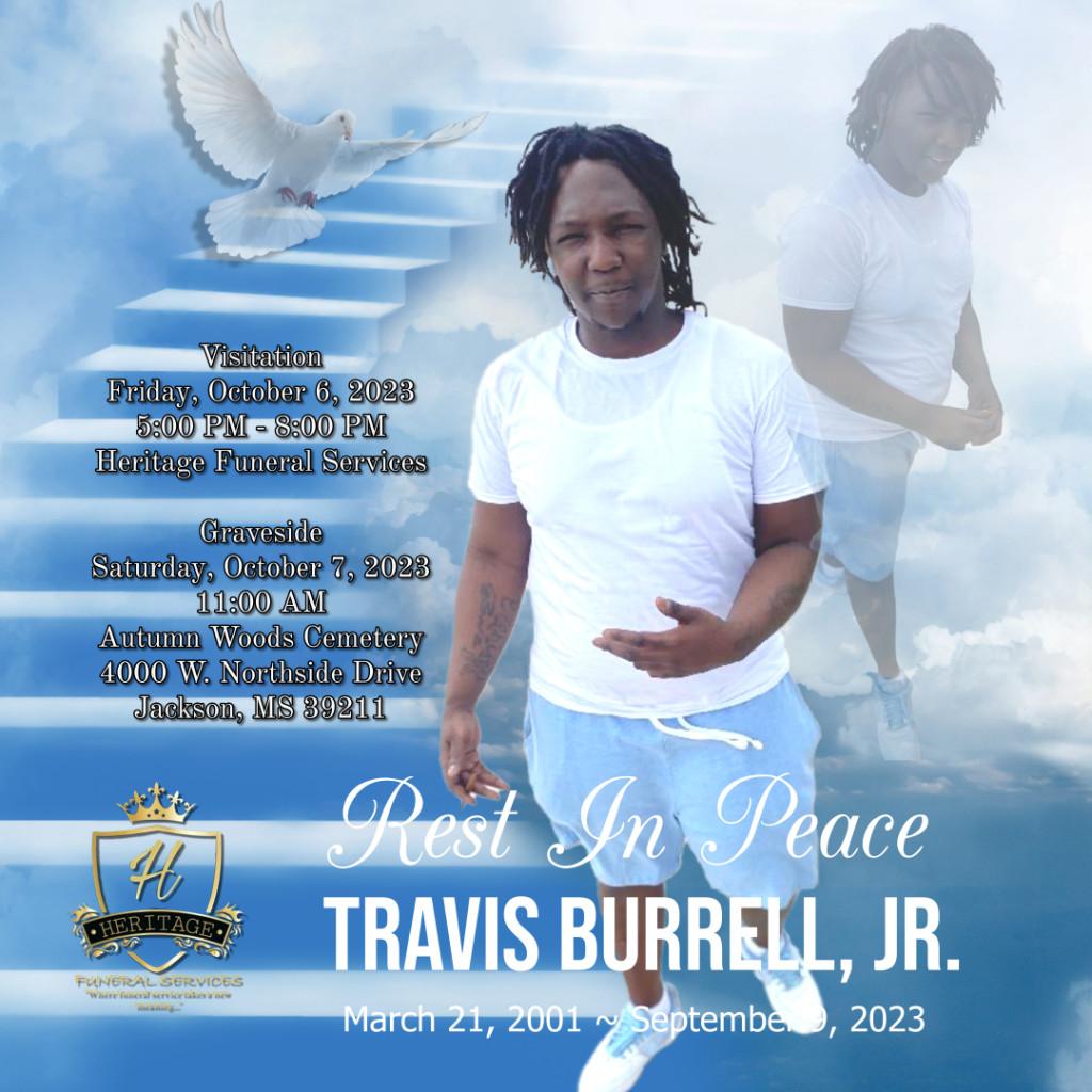 Travis Burrell, Jr, age 21