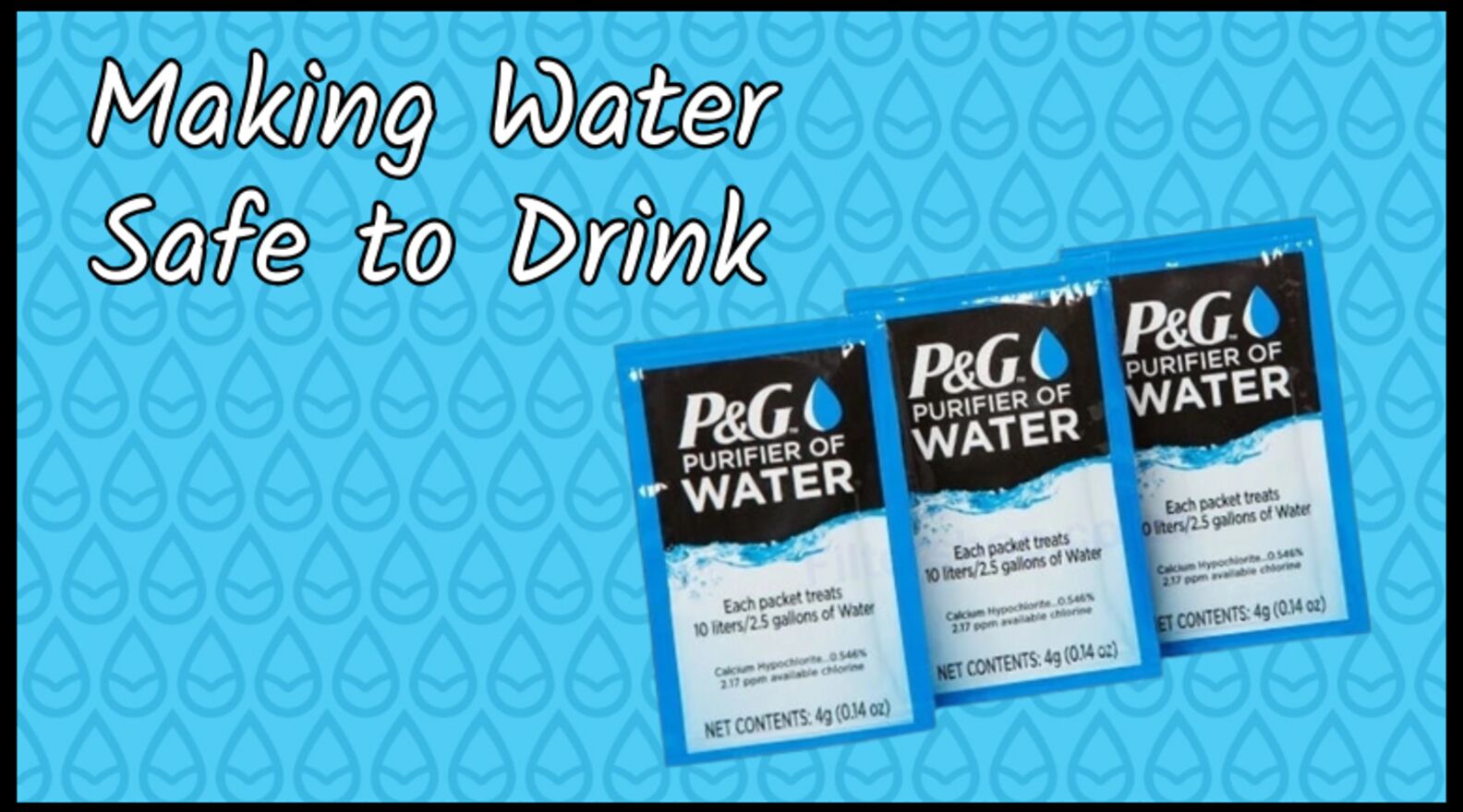 H2O for Life | Safe Water Science Lesson 4: Making Water Safe to Drink
