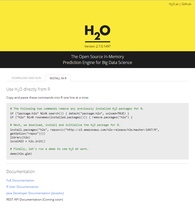 Install H2O package in R — H2O Documentation 2.7.0.1518 documentation