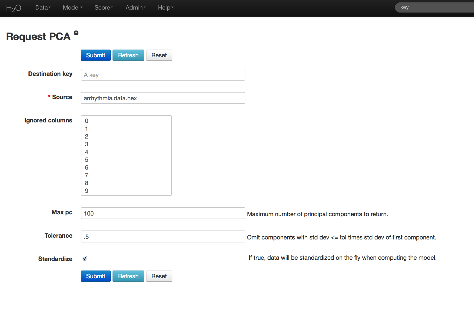 PCA Tutorial — H2O Documentation 2.9.0.1620 documentation