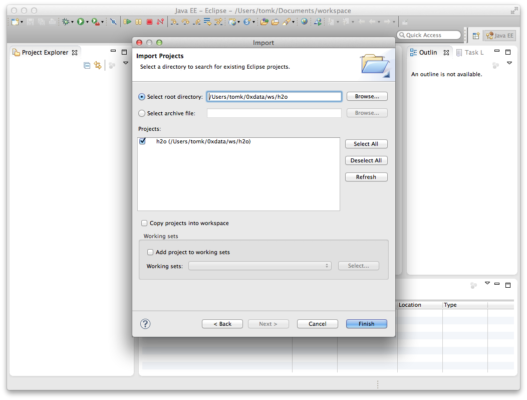 H2O For Eclipse Users (Github) — H2O Documentation 2.9.0.1757 documentation