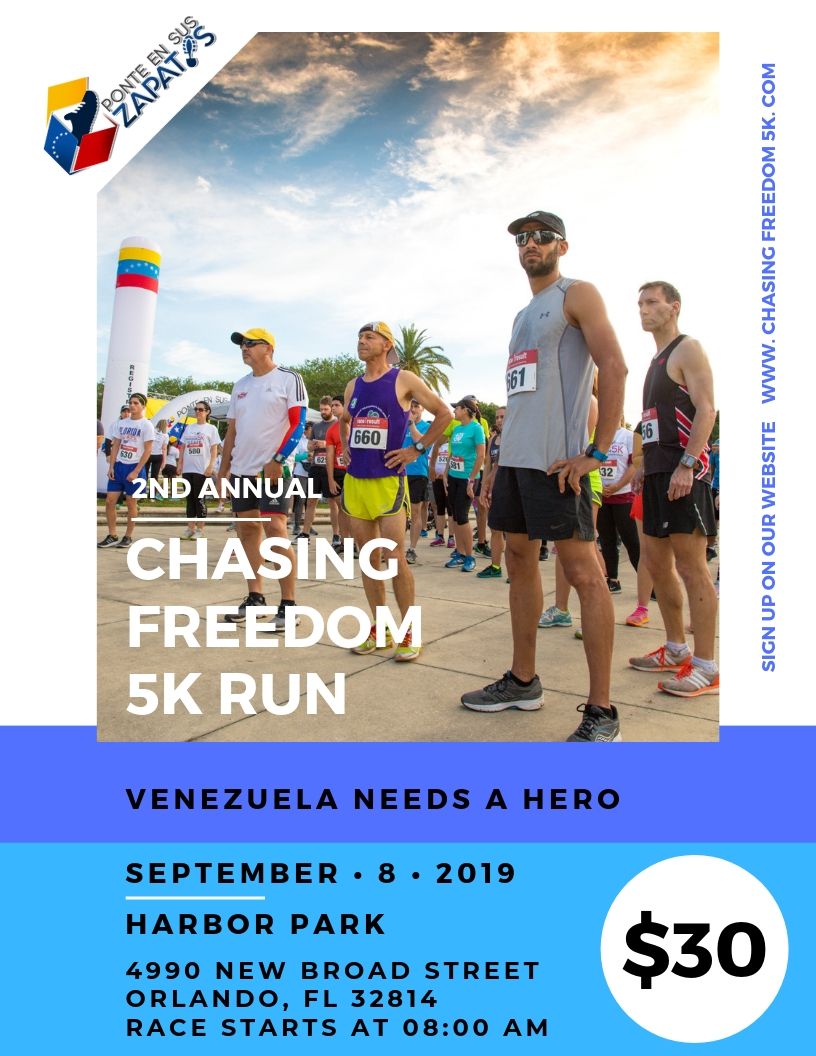 Registration for 2018 Chasing Freedom 5K 2018