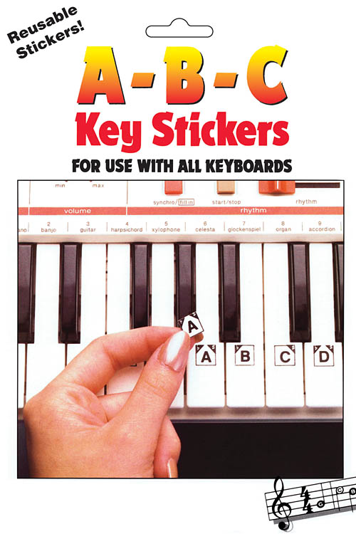 ABC Keyboard Stickers - Willis Music Store