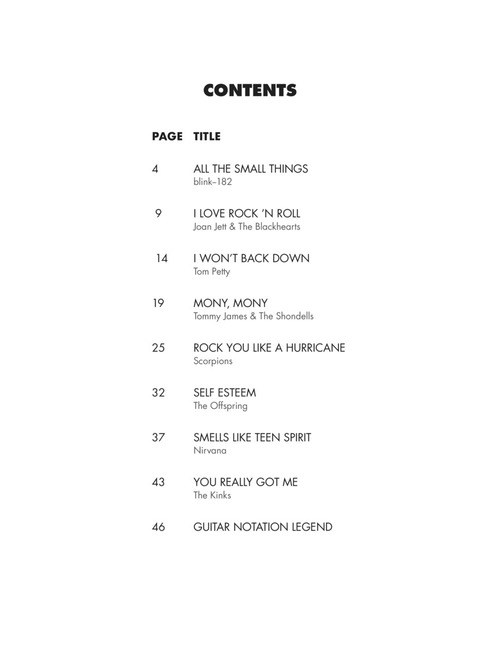 Power Chord Rock Essential Elements Guitar Songs Mid-Beginner - Willis ...