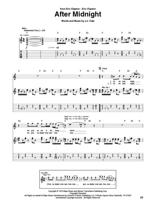 25 Top Classic Rock Songs Sheet Music (SKU: 00102519) - Stanton's Sheet ...