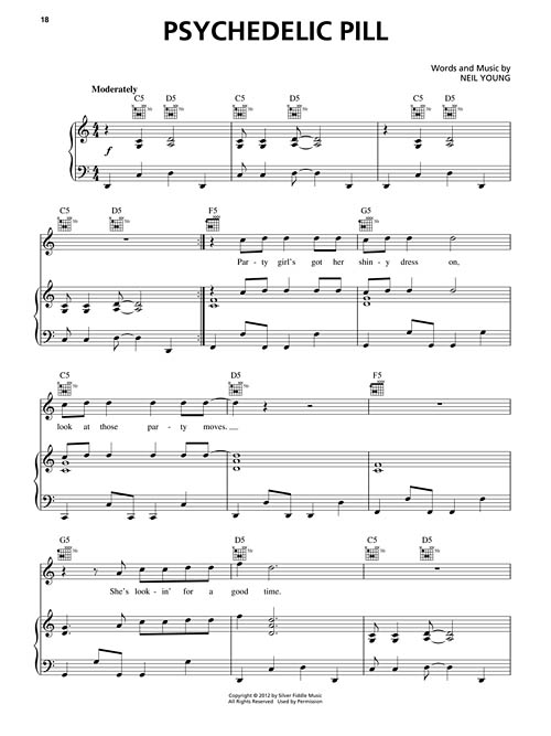 Psychedelic Pill Sheet Music by Neil Young (SKU: 00113747) - Stanton's ...