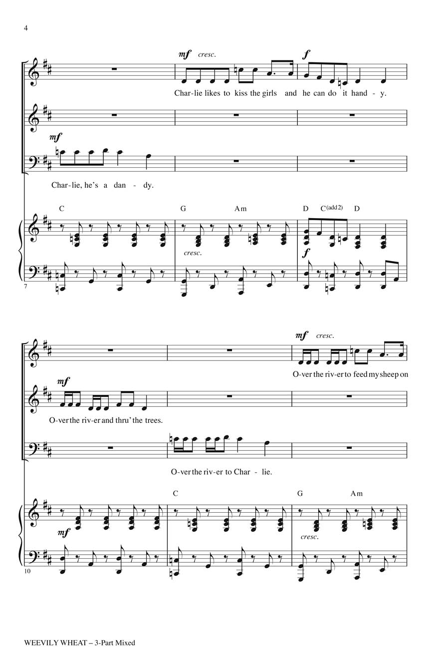 Weevily Wheat Sheet Music by Cristi Cary Miller (SKU: 00116808 ...