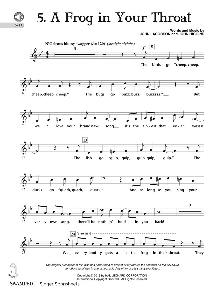 Swamped Sheet Music by Jacobson/Higgins (SKU: 00118849) - Stanton's ...