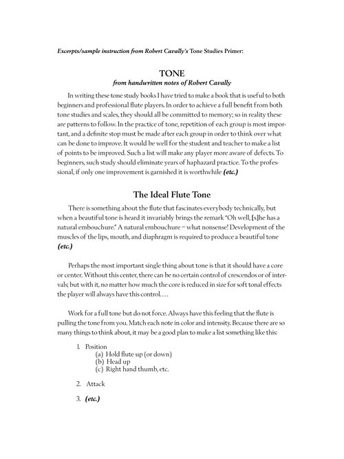 Tone Studies Primer Level Sheet Music by Robert Cavally (SKU: 00119343 ...