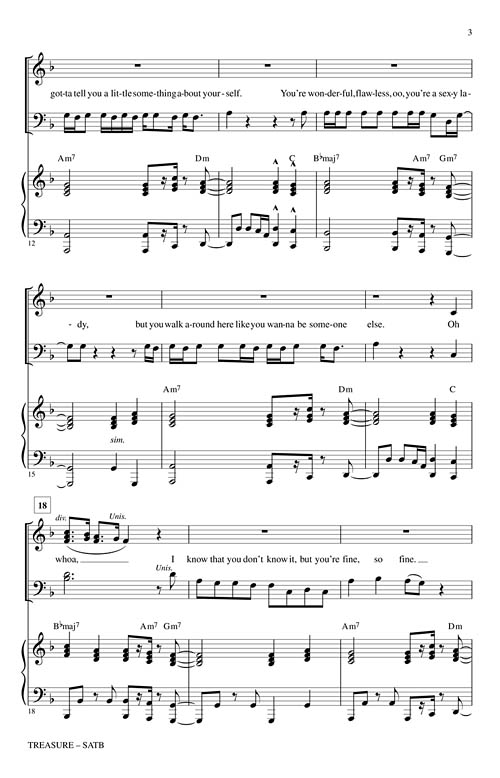 Treasure – Partituras MX