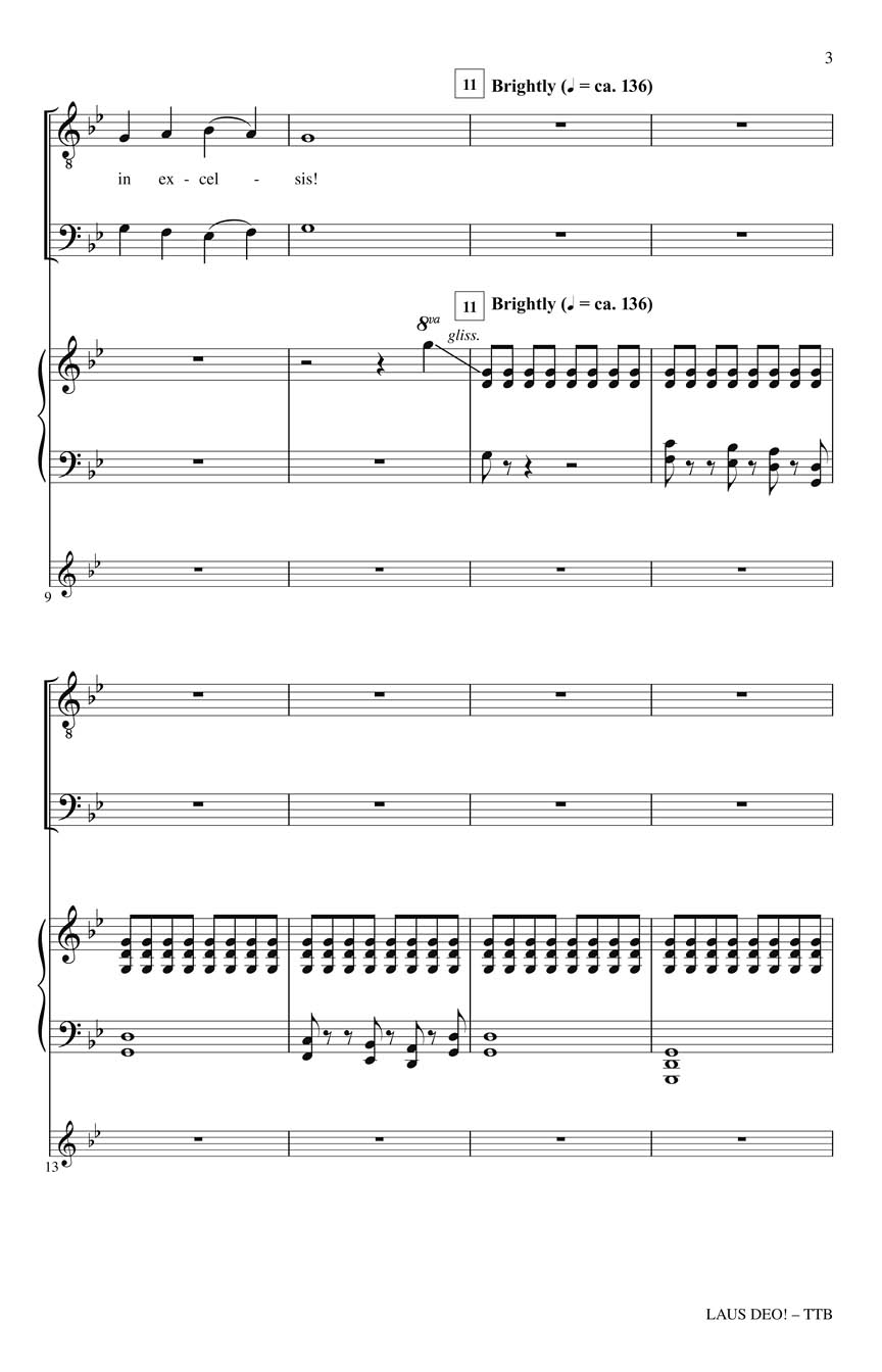Laus Deo Sheet Music by John Leavitt (SKU: 00124043) - Stanton's Sheet ...