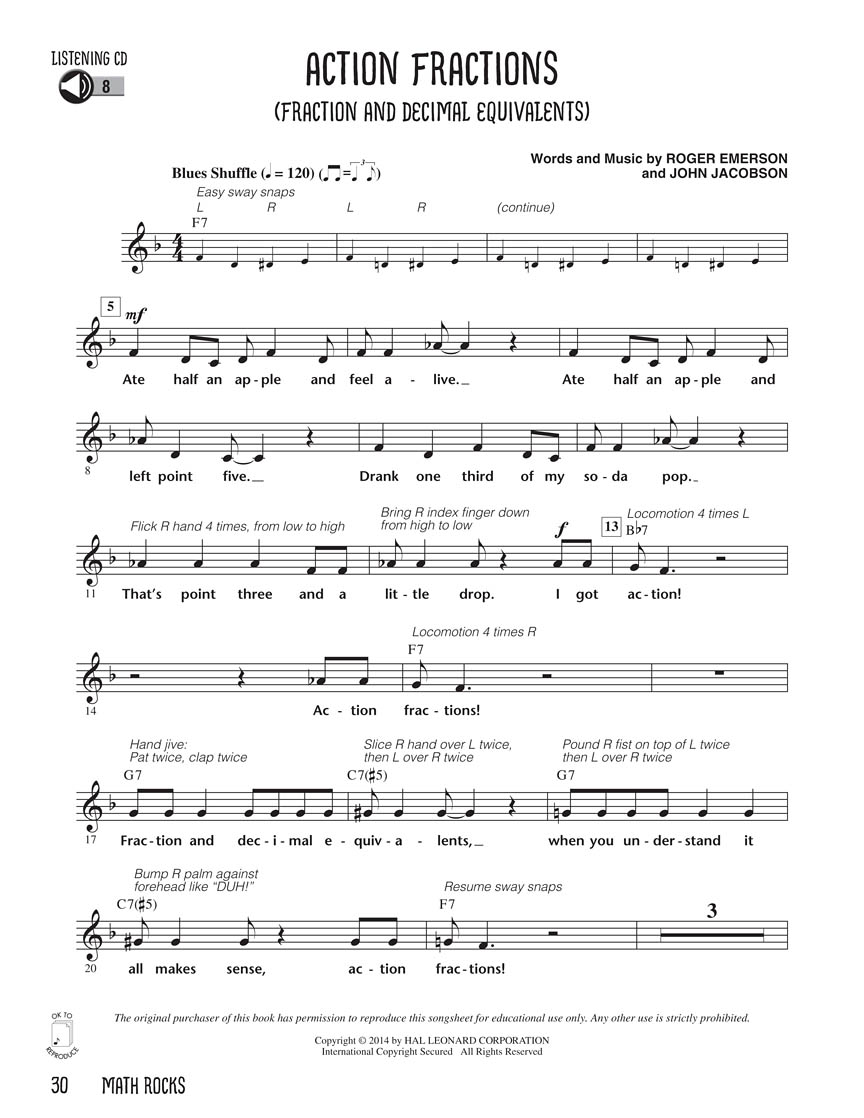 Math Rocks Sheet Music by Jacobson/Emerson (SKU: 00126014) - Stanton's ...