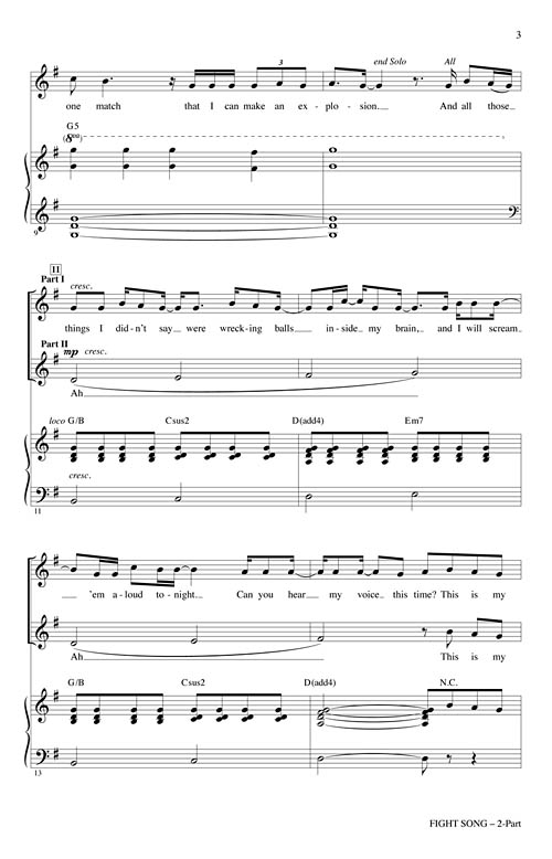 Fight Song Sheet Music by Roger Emerson (SKU: 00151468) - Stanton's ...