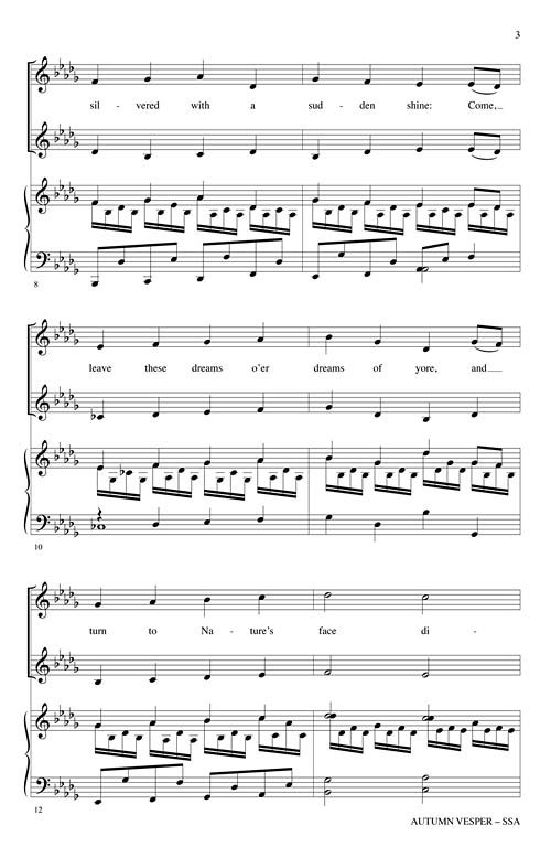 Autumn Vesper Sheet Music by John Leavitt (SKU: 00155084) - Stanton's ...