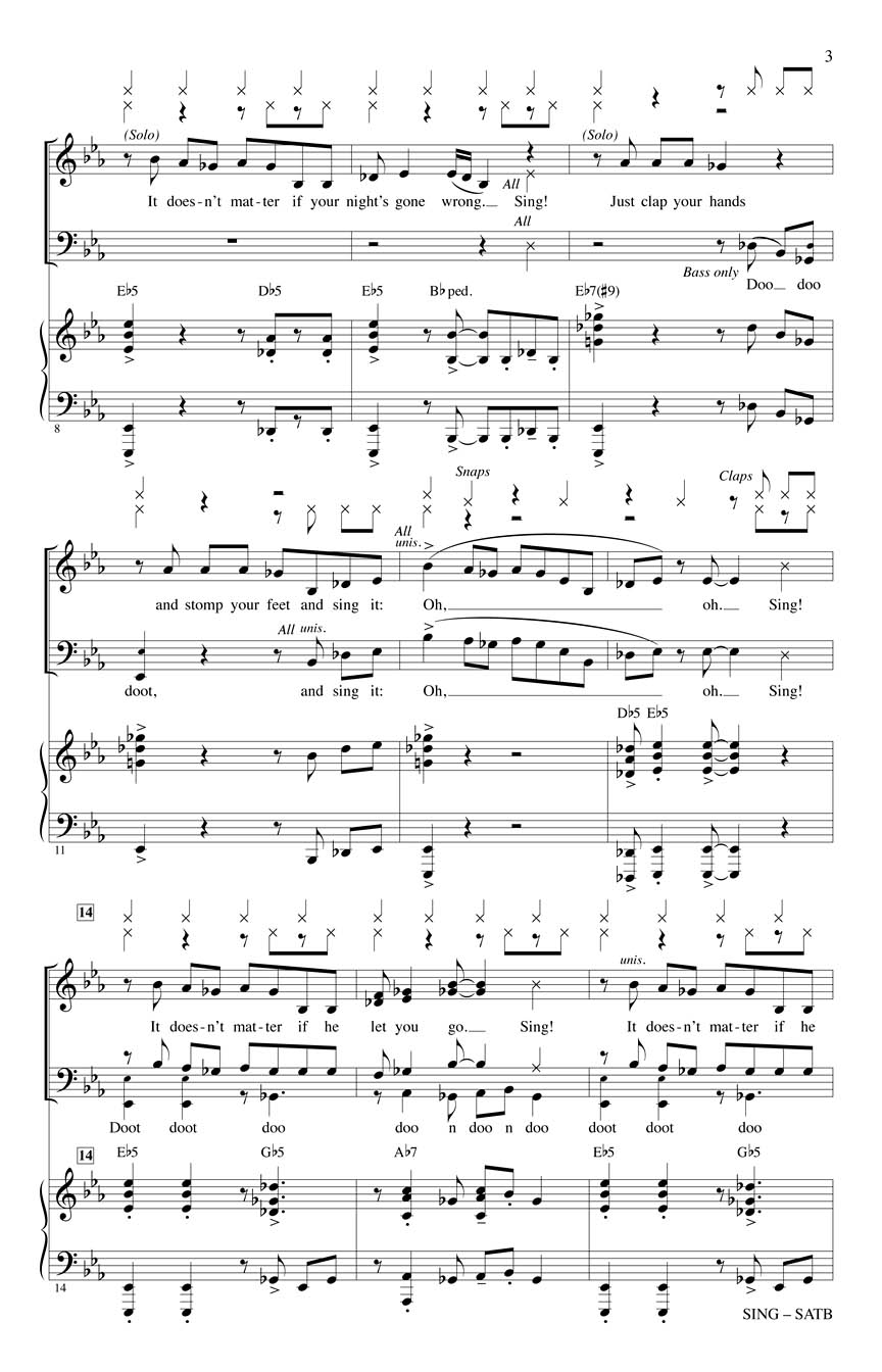 Sing Sheet Music by Pentatonix (SKU: 00155794) - Stanton's Sheet Music