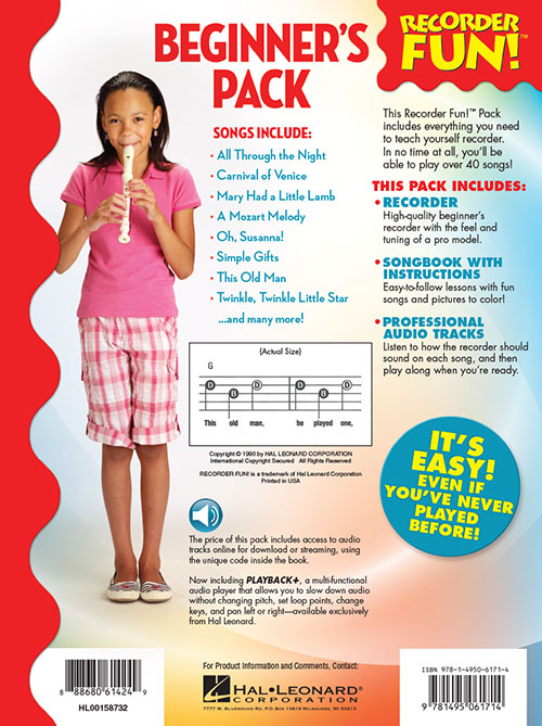 Recorder Fun! Beginner's Pack Teach Yourself Today - Easy Lessons with ...