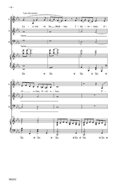 V'shamru Sheet Music by Jonathan Comisar (SKU: 00191563) - Stanton's ...