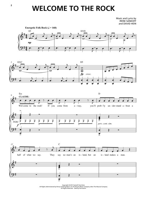 Come From Away Sheet Music (SKU: 00250241) - Stanton's Sheet Music