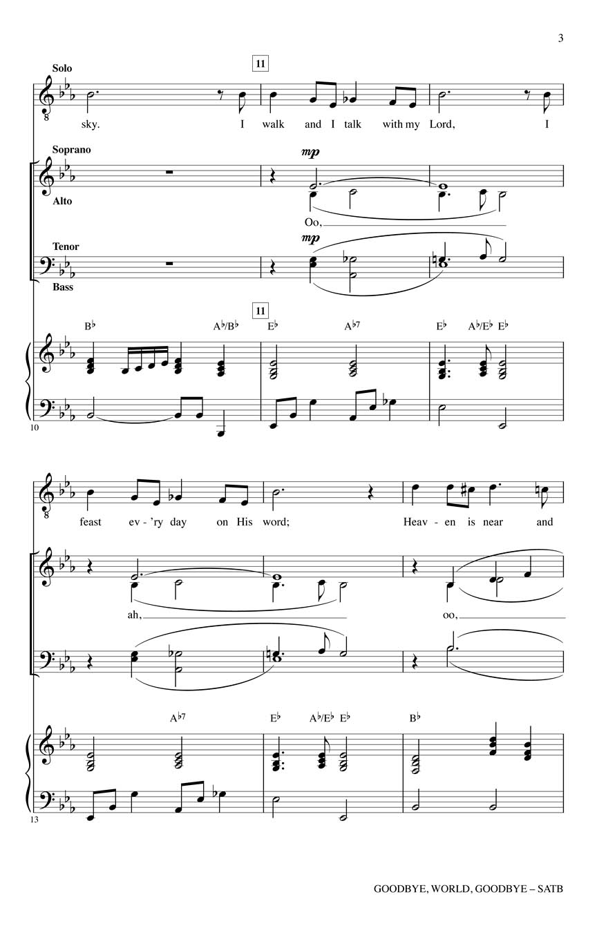 Goodbye World Goodbye Sheet Music by Keith Christopher (SKU: 00284716 ...