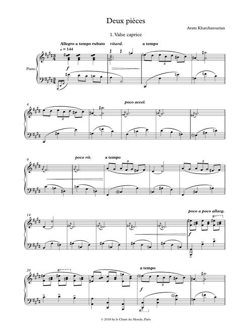 Works for Piano – Partituras MX
