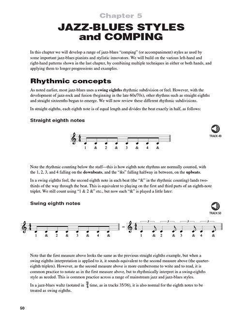 Jazz-Blues Piano The Complete Guide with Audio - Taylor's Music Store ...