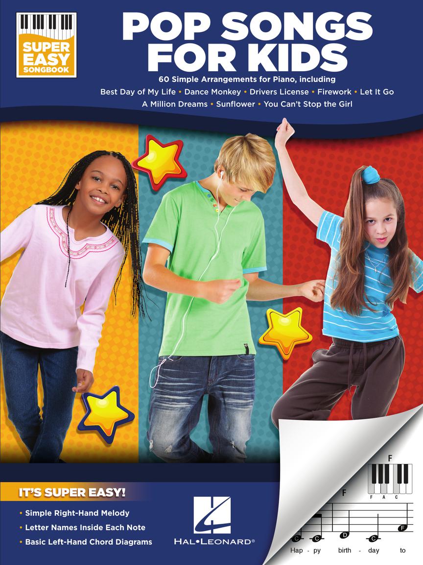 POP SONGS FOR KIDS SUPER EASY SONGBOOK Na Freenote
