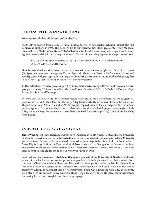 South African Folk Songs Collection 24 Traditional Folk Songs for ...