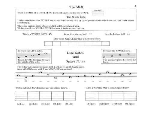 Note Speller A Music Writing Book Early Elementary Level - Willis Music ...