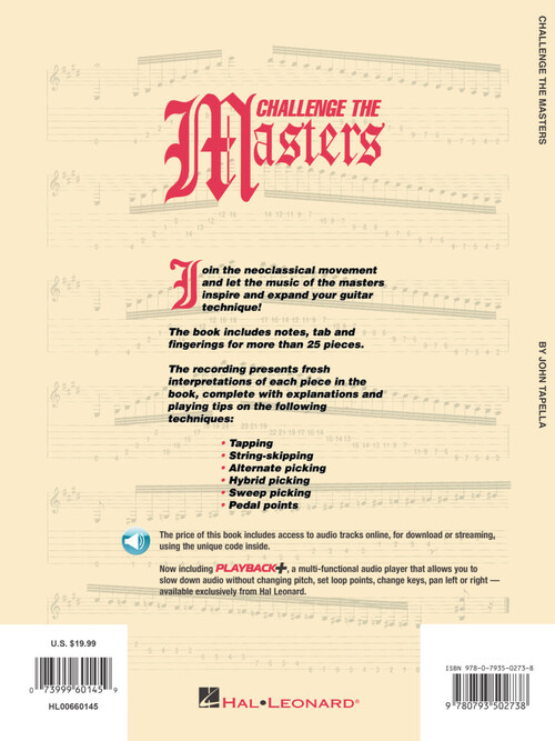 Challenge the Masters – Partituras MX