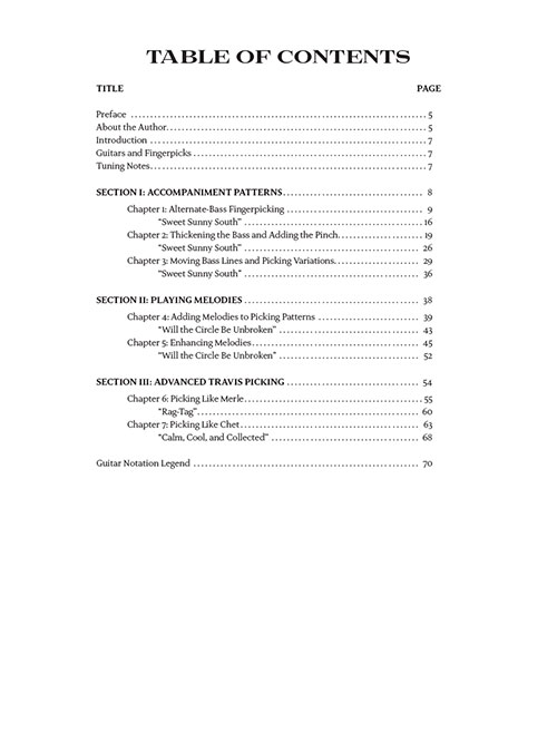 Travis Picking A Guitarist's Guide to Fingerpicking Techniques, Patterns, and Styles - Willis ...