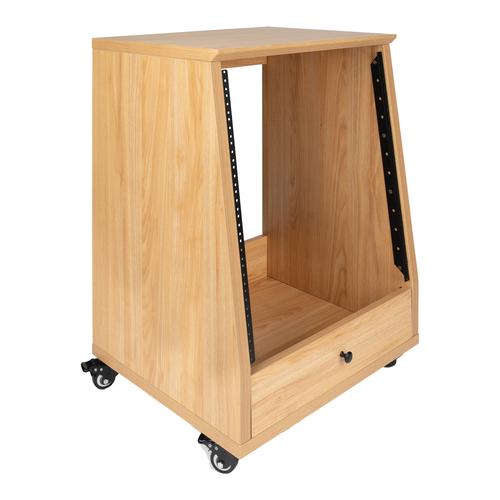 Frameworks Elite Furniture Series 12U Angled Studio Rack with Locking ...