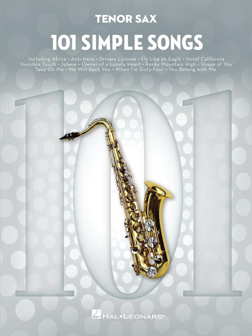 101 SIMPLE SONGS FOR TENOR SAX na Freenote