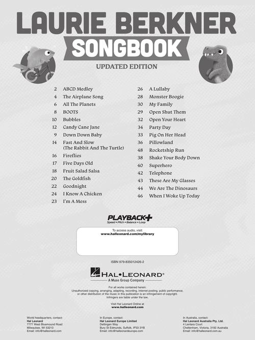 The Laurie Berkner Songbook - Updated Edition - Willis Music Store