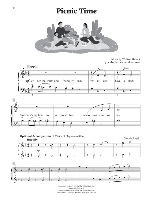 The Easiest Gillock Pieces for the Beginning Pianist 31 Original Solos ...