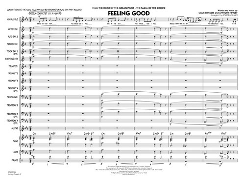 Feeling Good Sheet Music by Roger Holmes (SKU: 07500133) - Stanton's ...