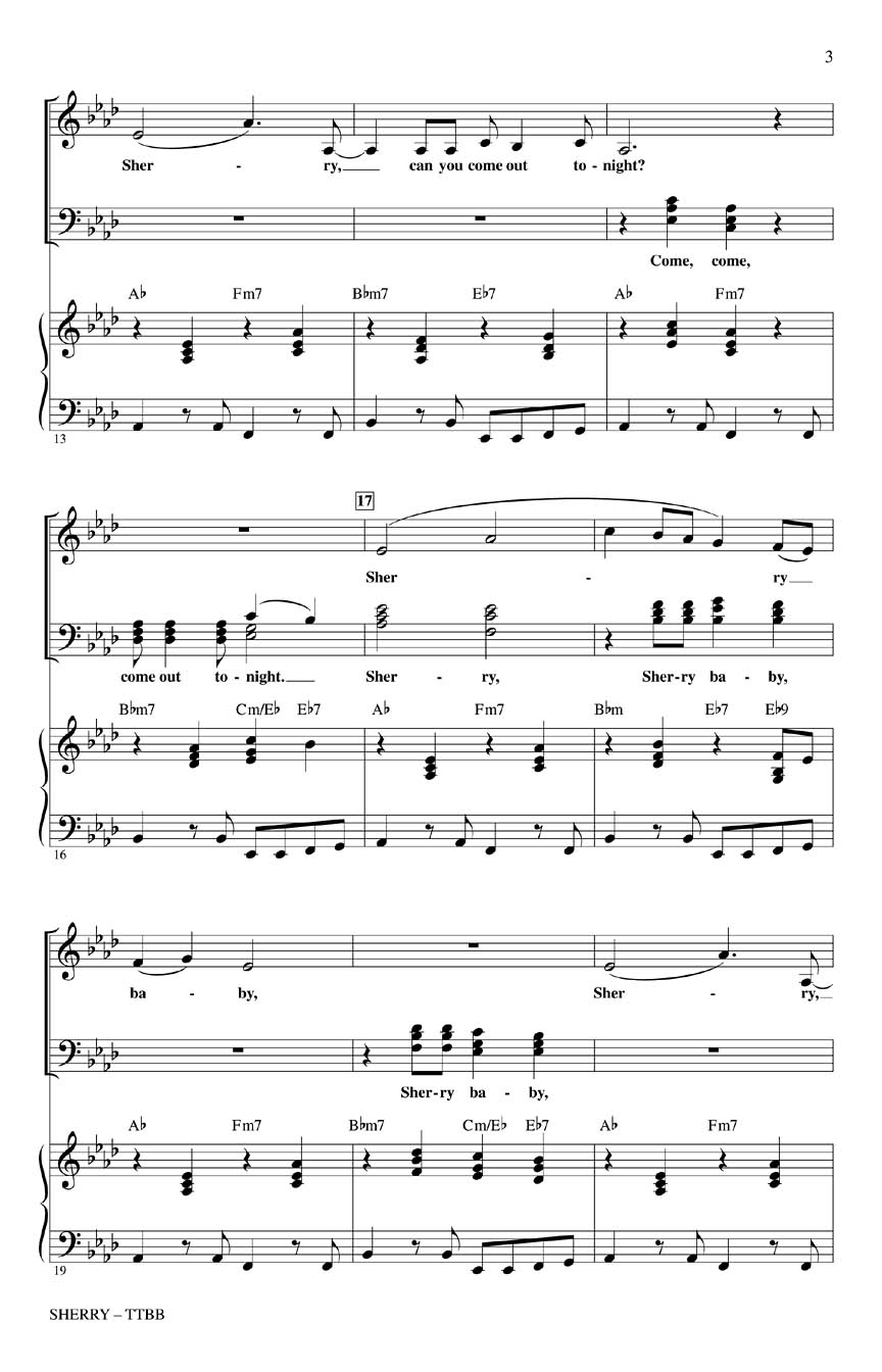 Sherry Sheet Music by Mac Huff (SKU: 08202047) - Stanton's Sheet Music