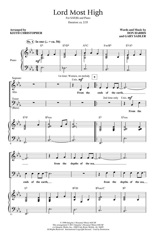 Lord Most High - Willis Music Store