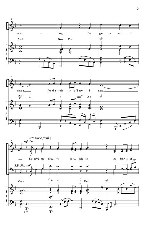 Beauty For Ashes Sheet Music by Jesse Cann (SKU: 08753128) - Stanton's ...