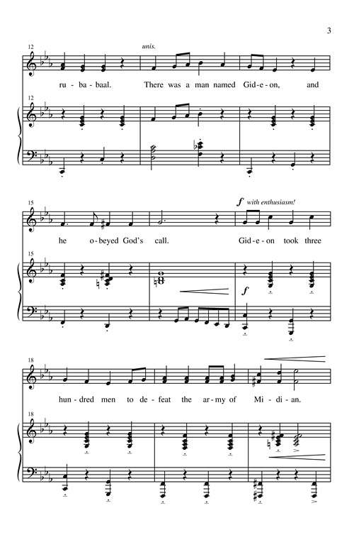 Gideon Sheet Music by Joel Raney (SKU: 08753140) - Stanton's Sheet Music