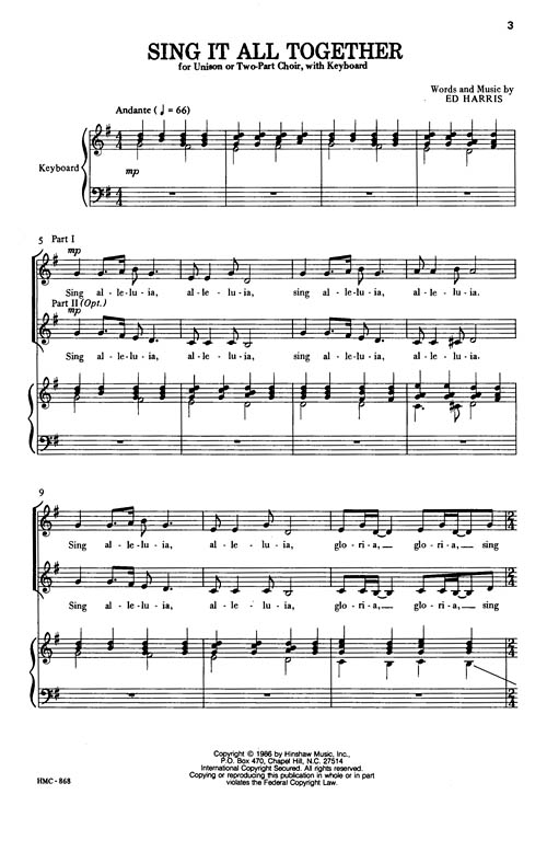 Sing It All Together - Willis Music Store