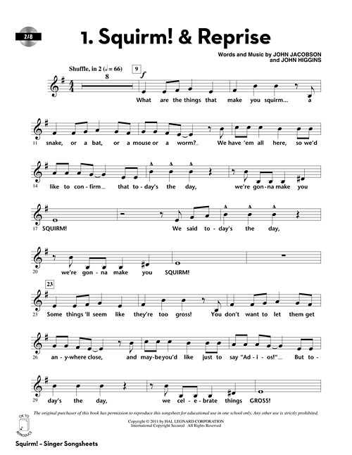 Squirm Sheet Music by Jacobson/Higgins (SKU: 09971576) - Stanton's ...