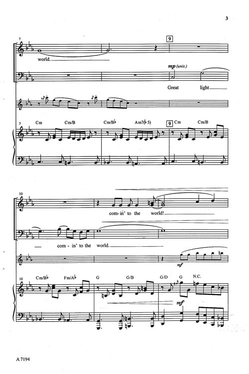 Great Light Sheet Music by Martin/Angerman (SKU: 35008510) - Stanton's ...