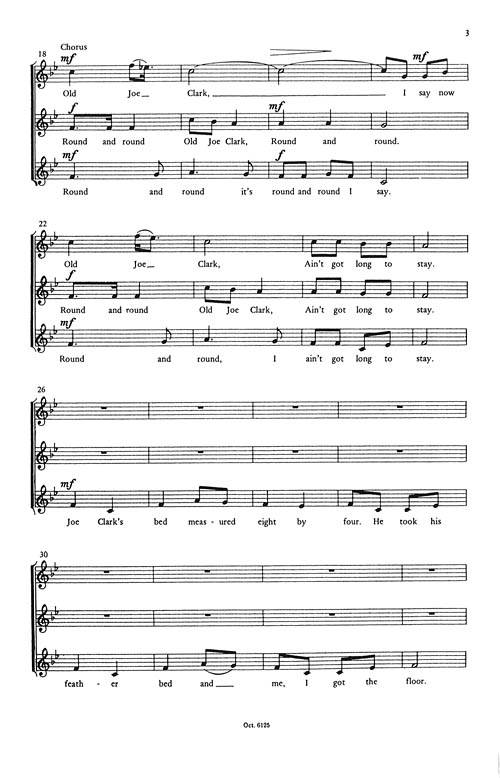 Old Joe Clark Sheet Music by Mary Goetze (SKU: 48003965) - Stanton's ...