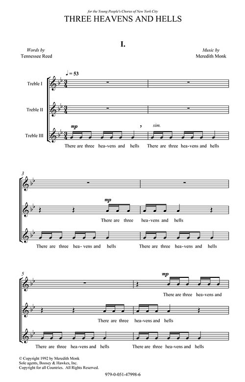 Three Heavens and Hells Soloists and SSAA a cappella Transient Glory ...