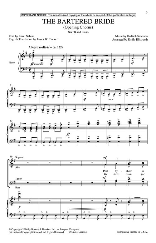 The Bartered Bride (Opening Chorus) CME Opera Workshop - Willis Music Store