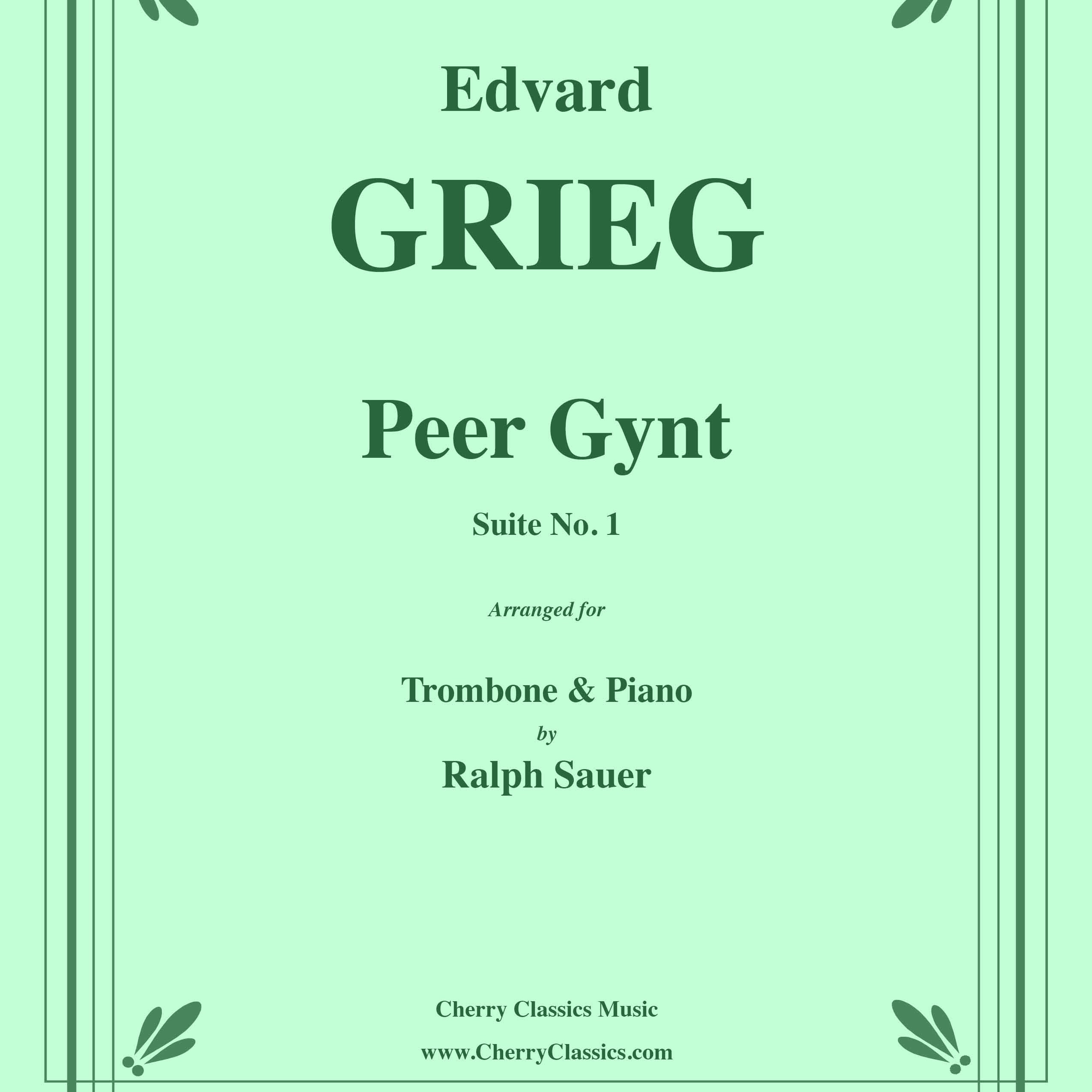 Peer Gynt Suite No. 1 for Trombone and Piano (arr. Ralph Sauer) por ...