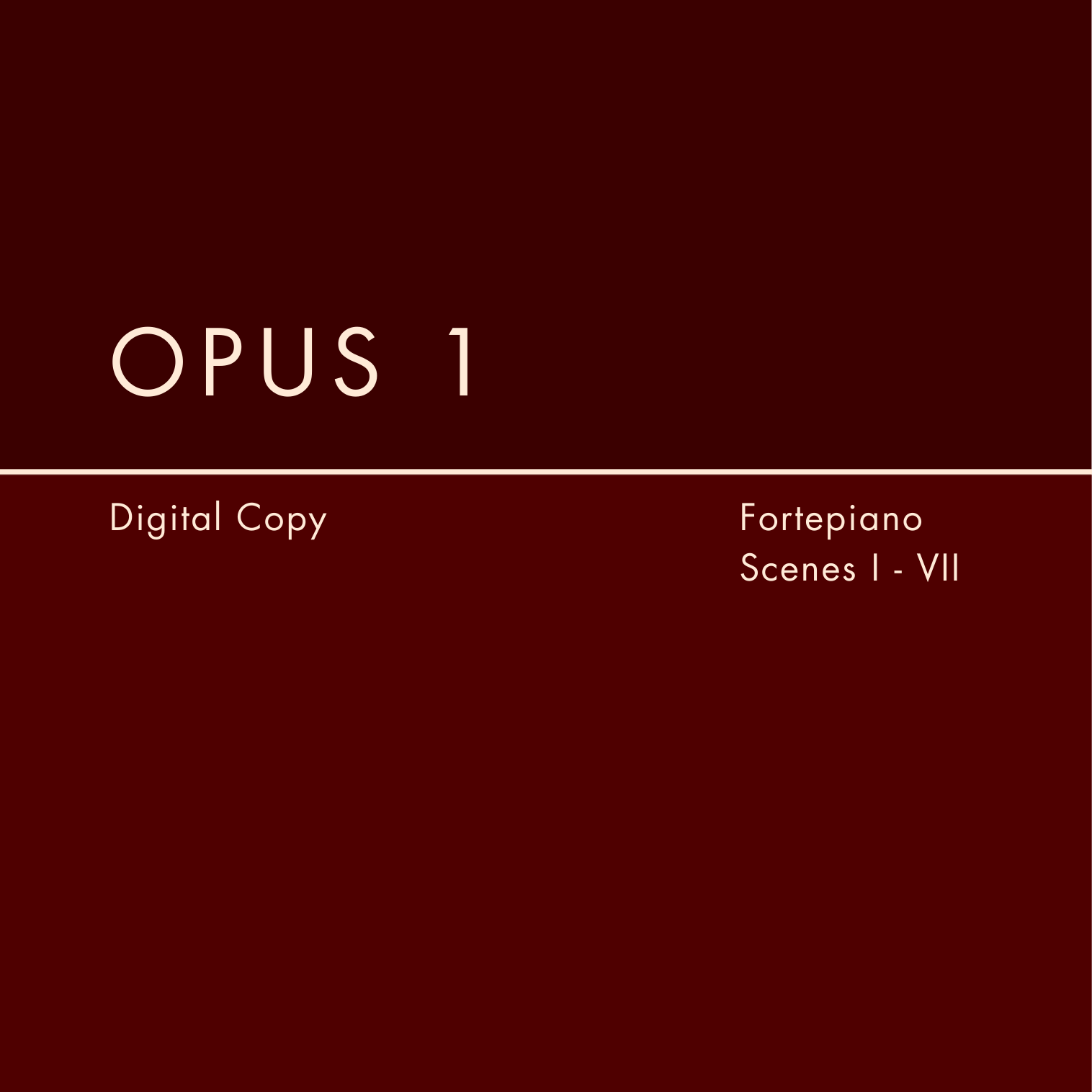 OPUS 1 by Ozan Ardic Sheet Music for Piano Solo at Sheet Music Direct