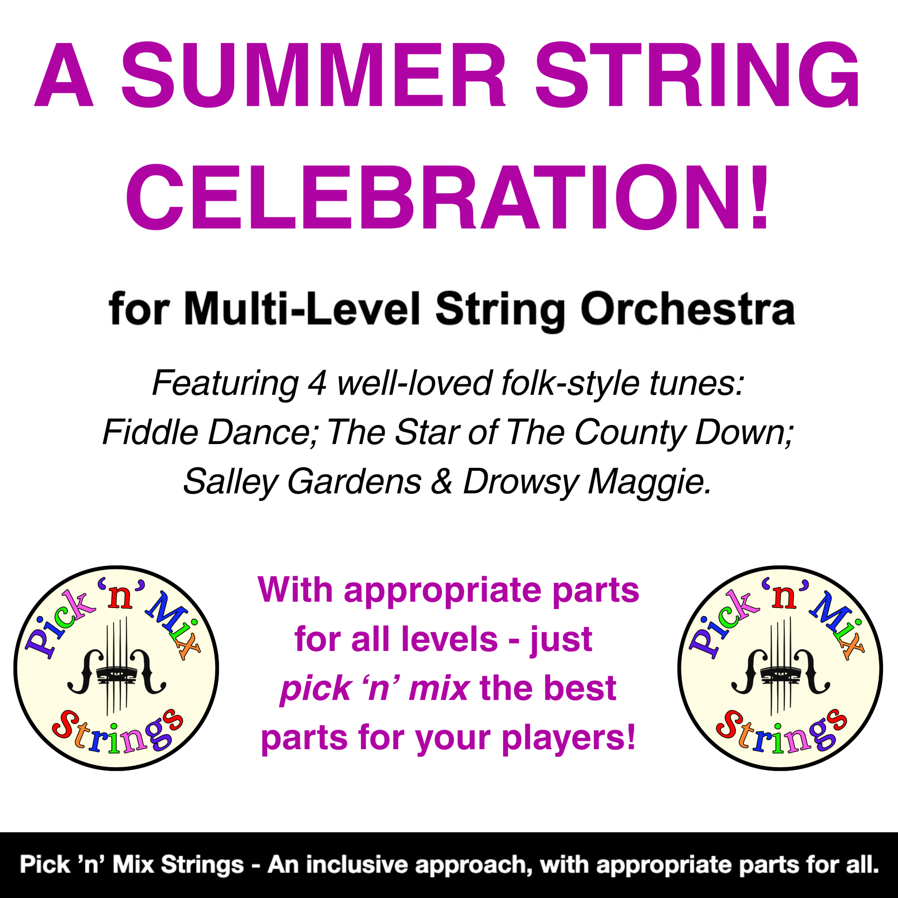 A Summer String Celebration! (arr. Sarah McLellan) by Pick 'n' Mix ...