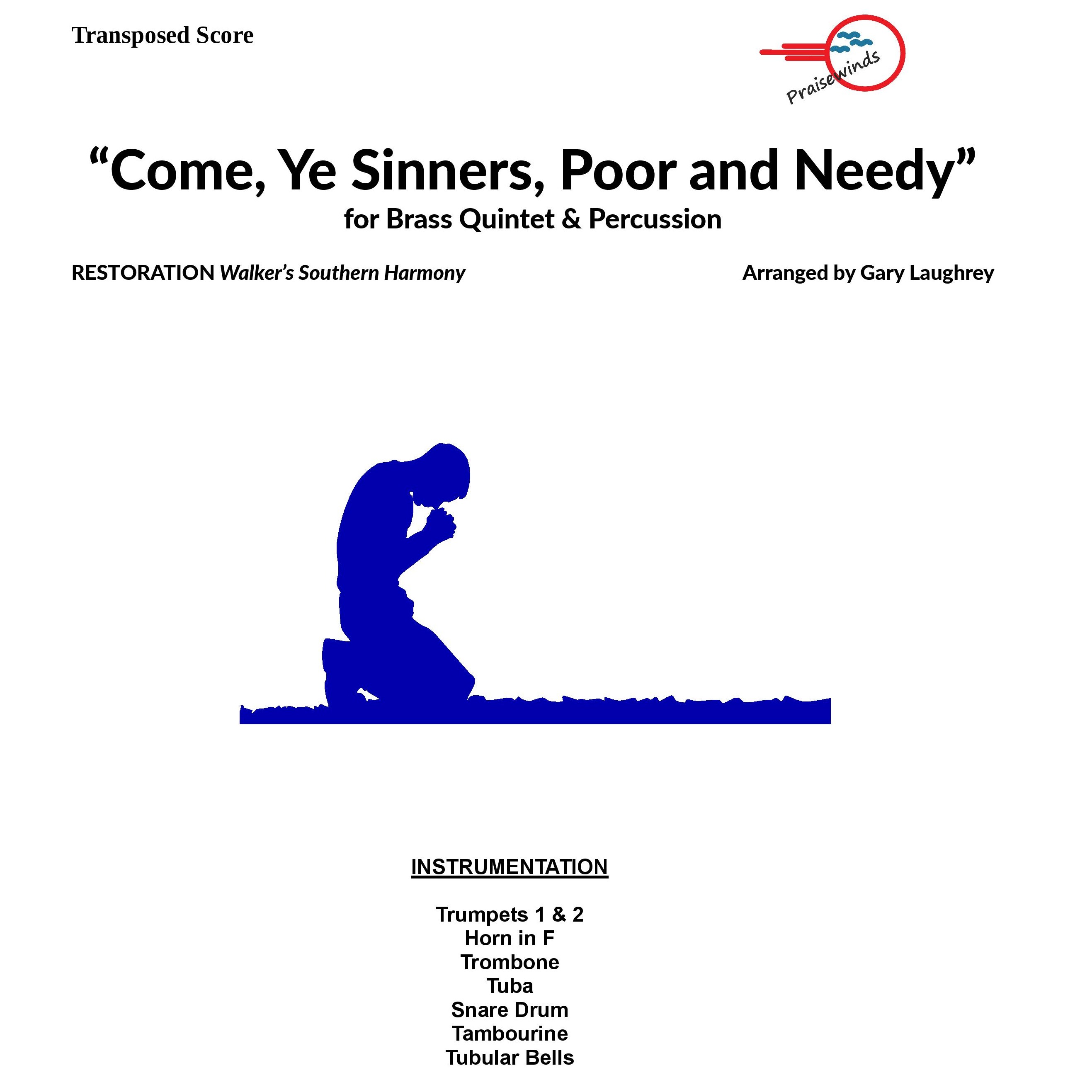 Come Ye Sinners, Poor and Needy (arr. Gary Laughrey) by RESTORATION ...