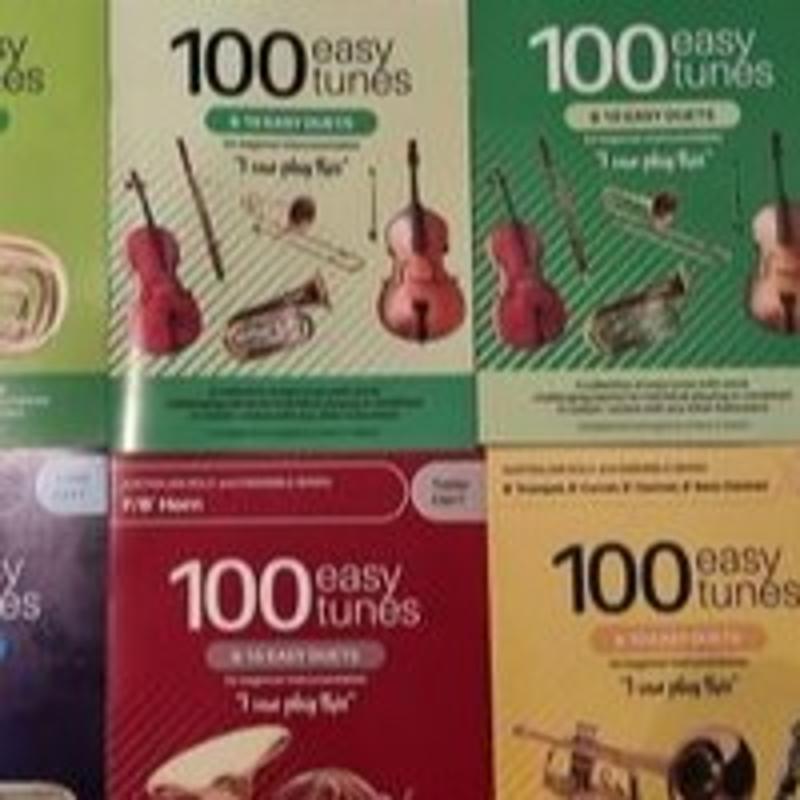 ALTO TROMBONE, School Band and Orch; 100 EASY TUNES and 10 EASY DUETS ...